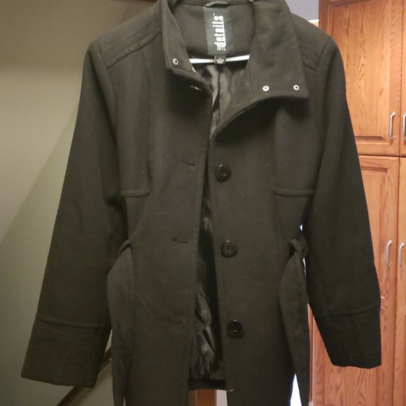 details intl | Jackets & Coats | Details Intl Black Winter Coat | Poshmark
